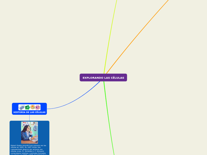 EXPLORANDO LAS CÉLULAS - Mind Map